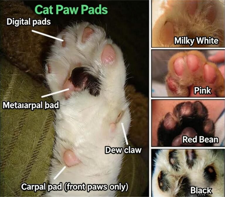 Cat Paw Anatomy: Toes, Pads and Claws Explained - Cat Care Life